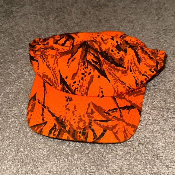 Vintage | Accessories | Rare Vintage 989s Orange Camo Trucker Hat ...